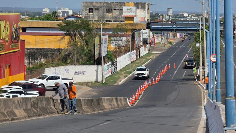 DER prevê liberação gradual do elevado da Miguel Rosa nesta segunda